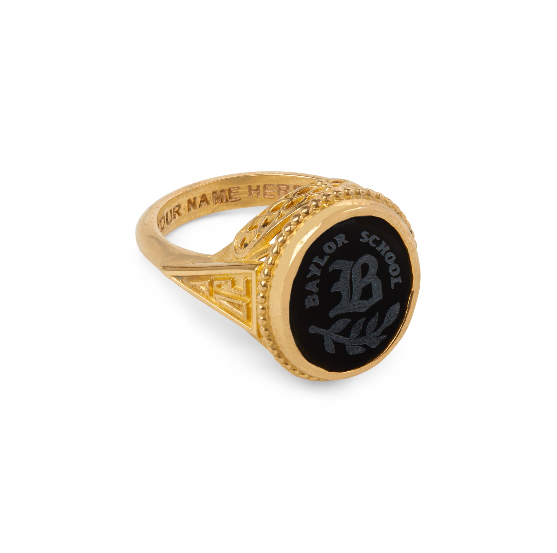 Baylor Onyx Class Ring – Louisa Guild Jewelry